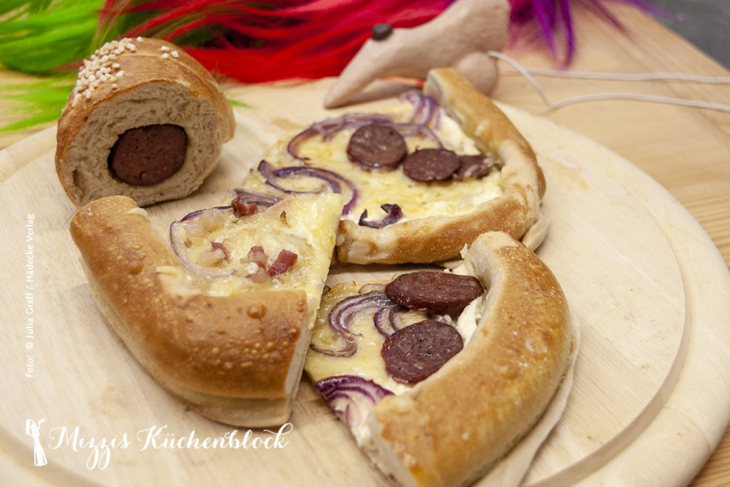 Närrisches Partygebäck · die Brezel-Pizza von Eberhard Braun - Mizzis ...